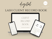 Digital Eyelash Client Record Book – Beautifiedbymana